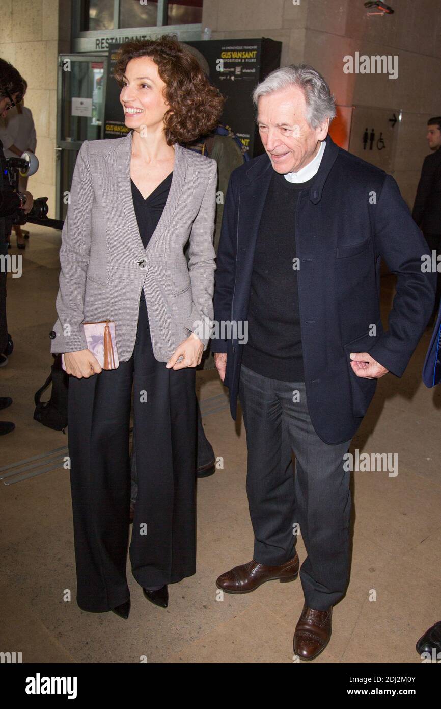 AUDREY AZOULAY, COSTA GAVRAS - VERNISSAGE PRIVE EXPOSITION GUS VAN SANT ...