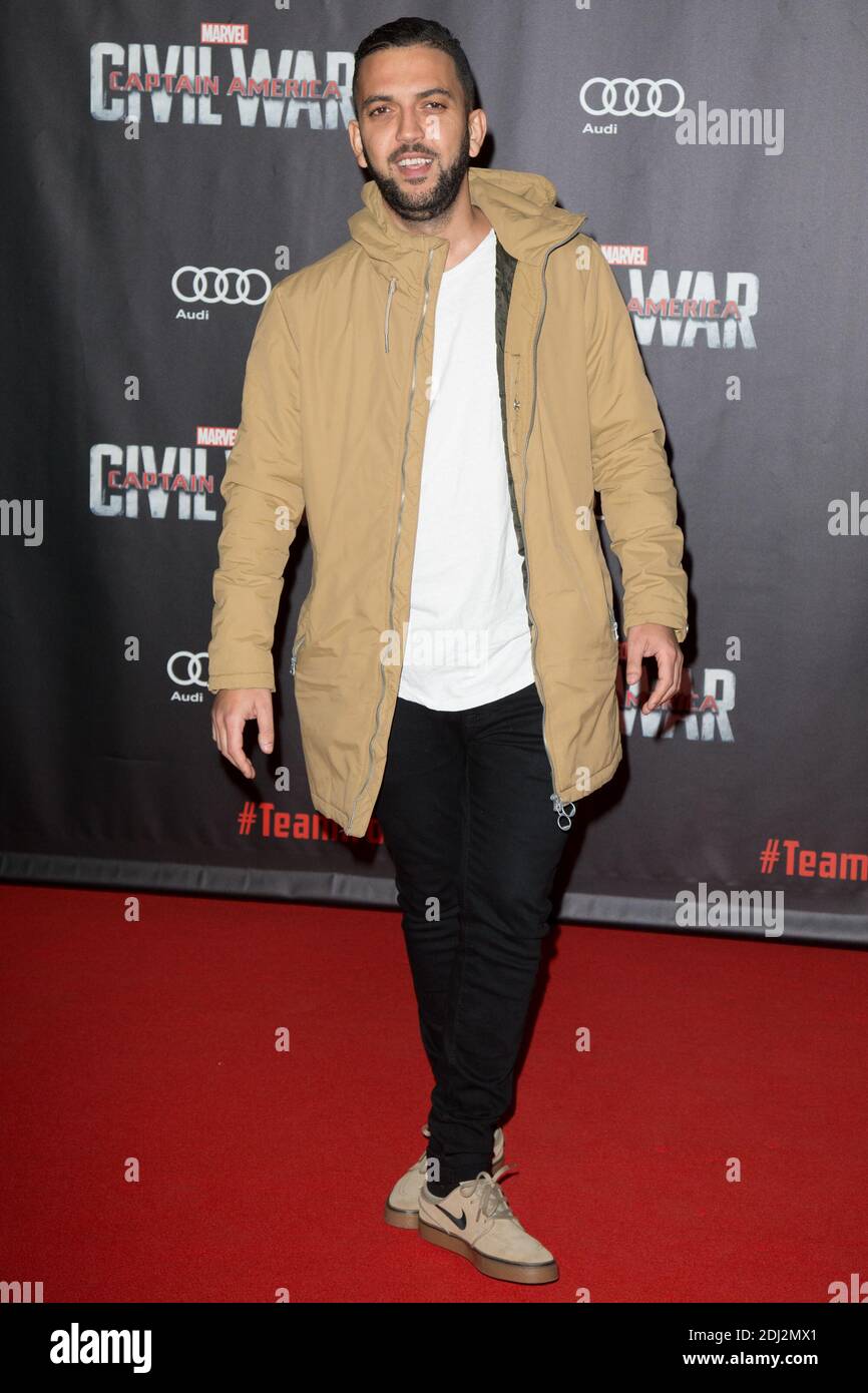 JHON RACHID (YOUTUBER) - PREMIERE DU FILM 'CAPTAIN AMERICA : CIVIL WAR ...