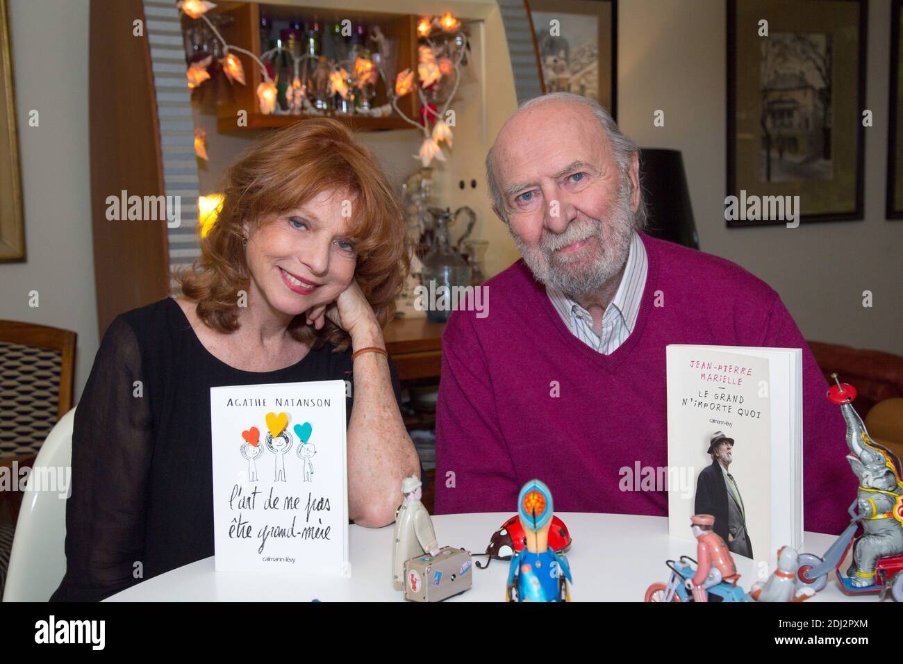 RDV JEAN-PIERRE MARIELLE ET SA FEMME AGATHE NATANSON CHEZ EUX Photo by ...