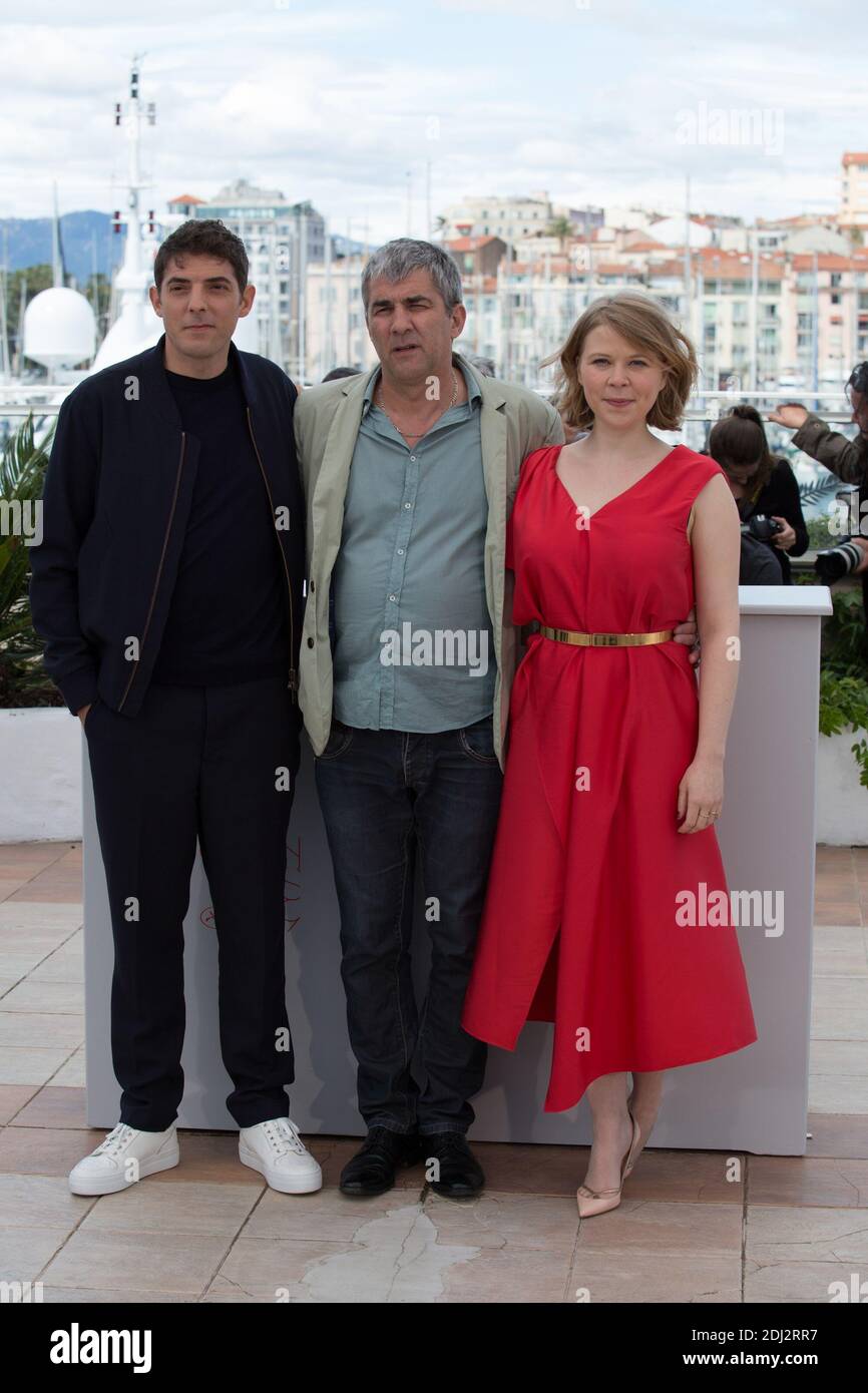 DAMIEN BONNARD, ALAIN GUIRAUDIE, INDIA HAIR - PHOTOCALL DU FILM 'RESTER ...