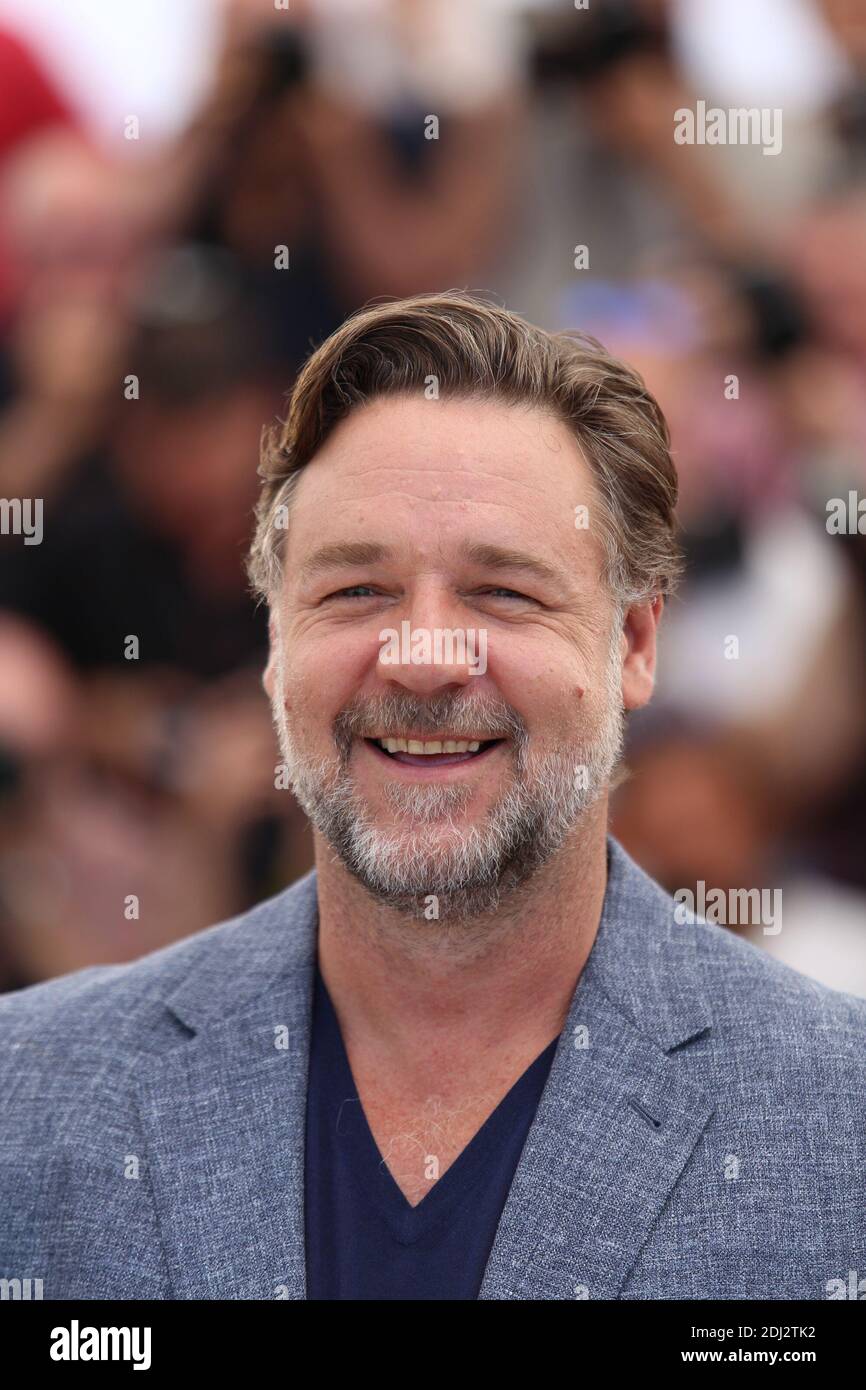 RUSSELL CROWE - CANNES 2016 - PHOTOCALL DU FILM 'THE NICE GUYS' Photo by Nasser Berzane ...