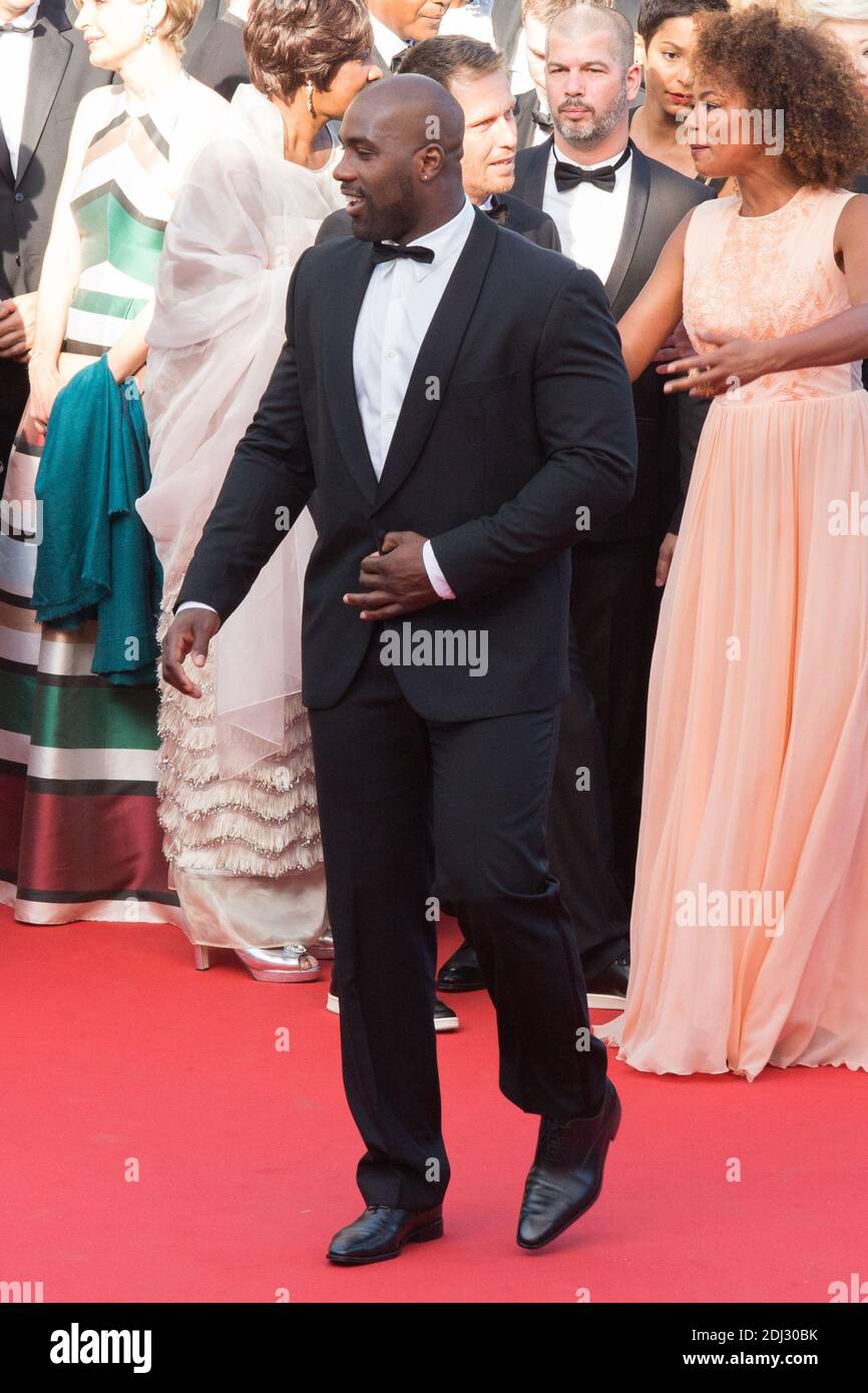 Teddy Riner, Luthna Lors - CANNES 2016 - MONTEE DU FILM 'ELLE' Photo by ...