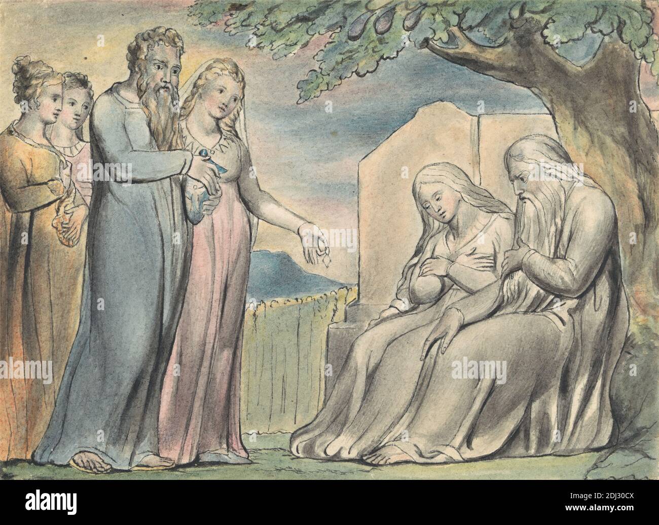 William blake after john linnell hi-res stock photography and images ...