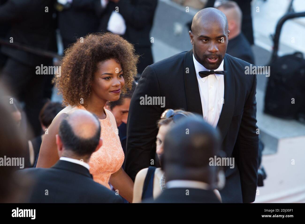 Teddy Riner, Luthna - CANNES 2016 - MONTEE DU FILM 'ELLE' Photo by ...