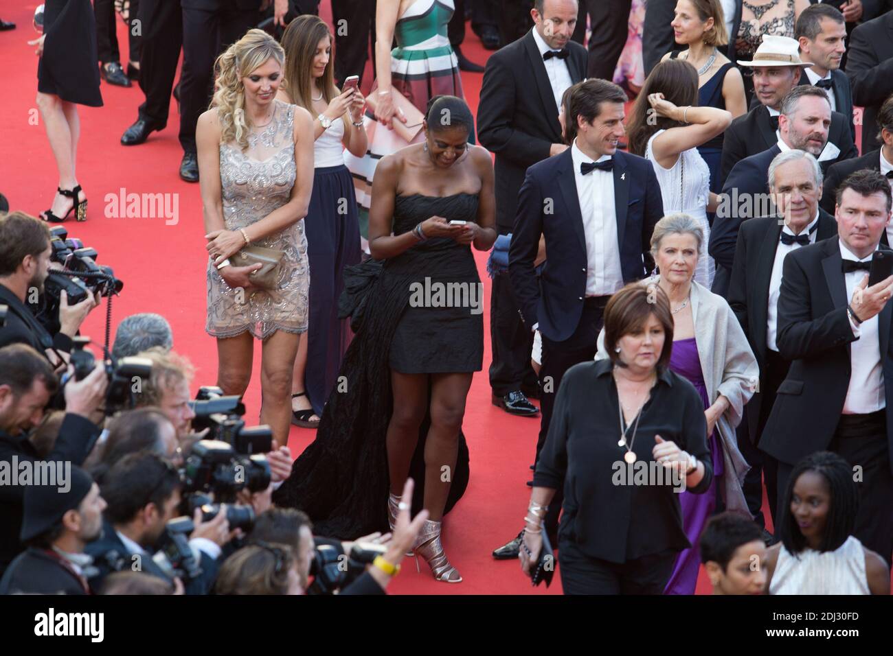 Marie-Jose Perec, Tony Estanguet - CANNES 2016 - MONTEE DU FILM 'ELLE ...
