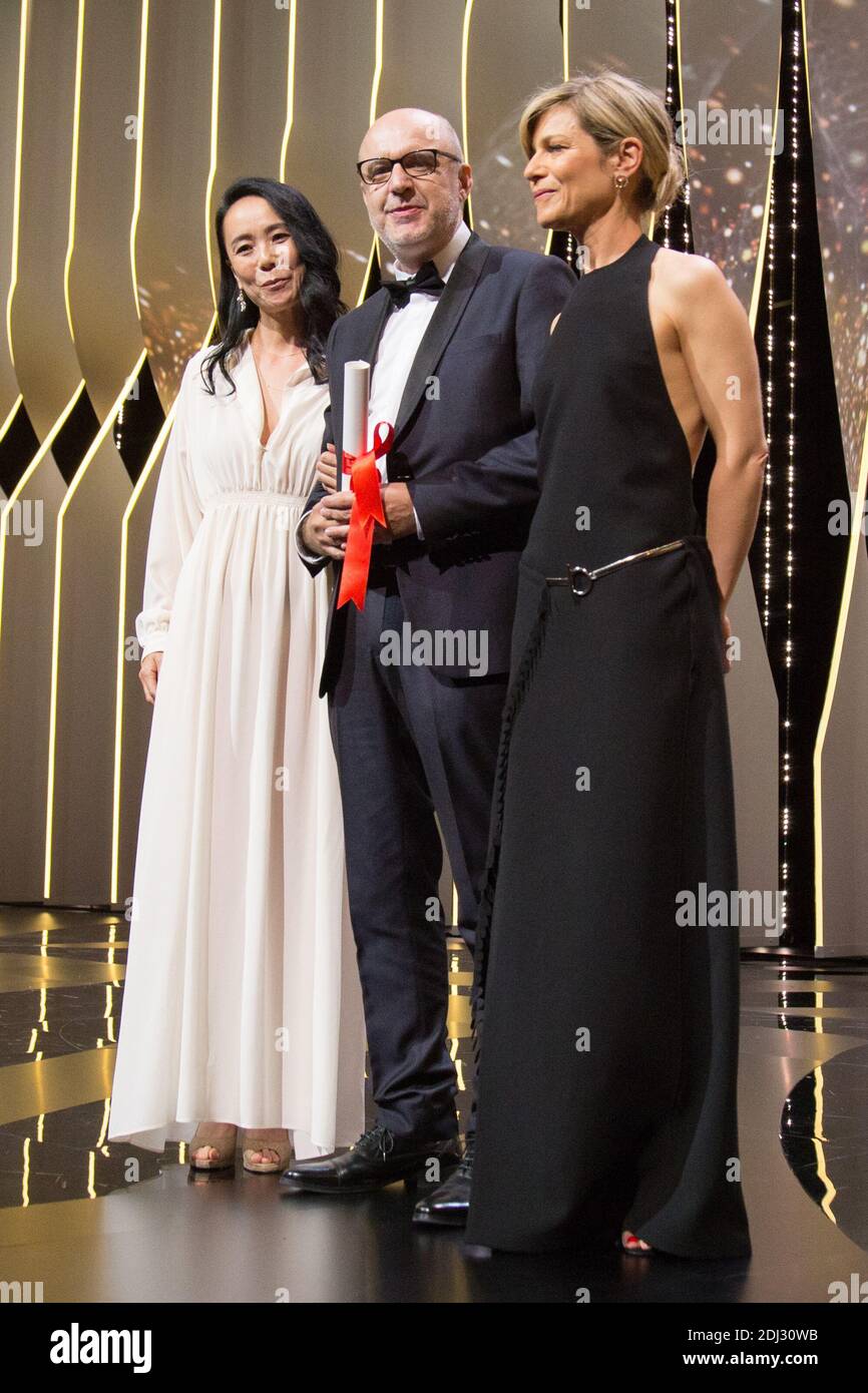 Naomi Kawase, Juanjo Guimenez, Marina Fois - CANNES 2016 - CEREMONIE DE ...