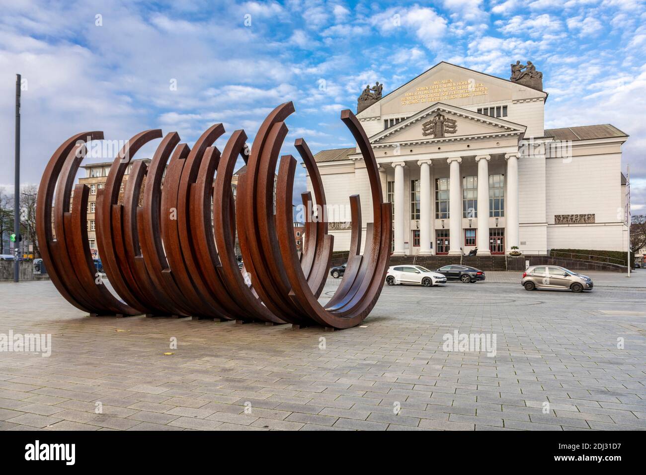 Theater Duisburg - Deutsche Oper am Rhein - work of art by the French ...
