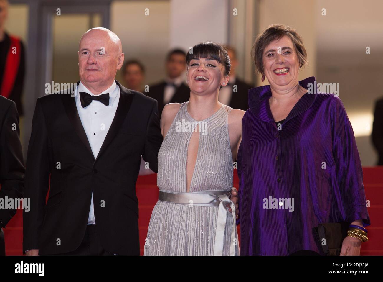 Dave Johns, Hayley Squires, Rebecca O'Brien - CANNES 2016 - MONTEE DES ...