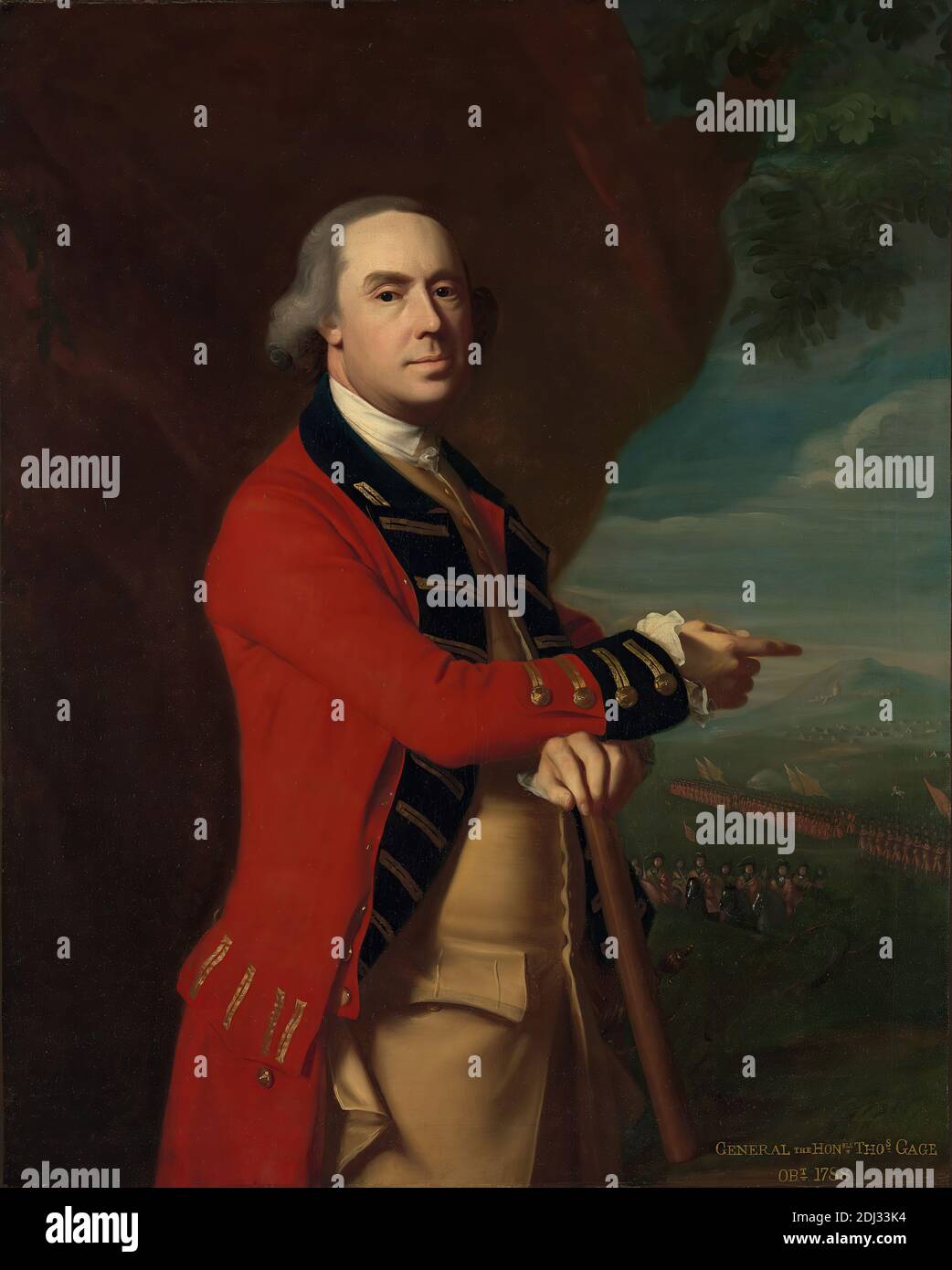General Thomas Gage, John Singleton Copley, 1738–1815, American, active ...