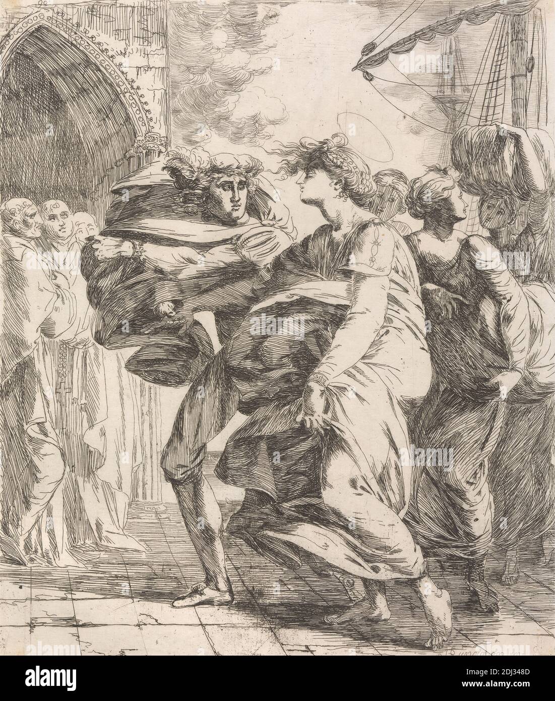 The Landing of St. Margaret in Scotland, Alexander Runciman, 1736–1785 ...