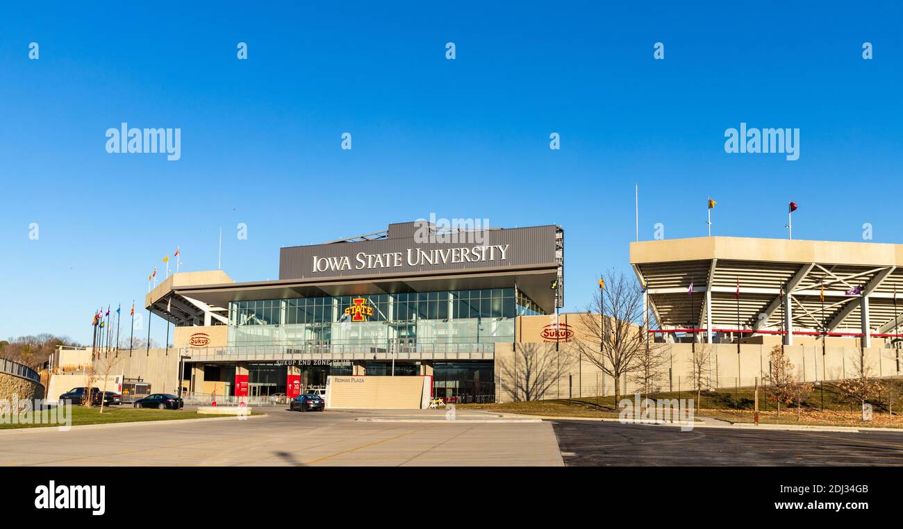 Ames, IA, USA - December 4, 2020: Jack Trice Stadium on the campus of ...