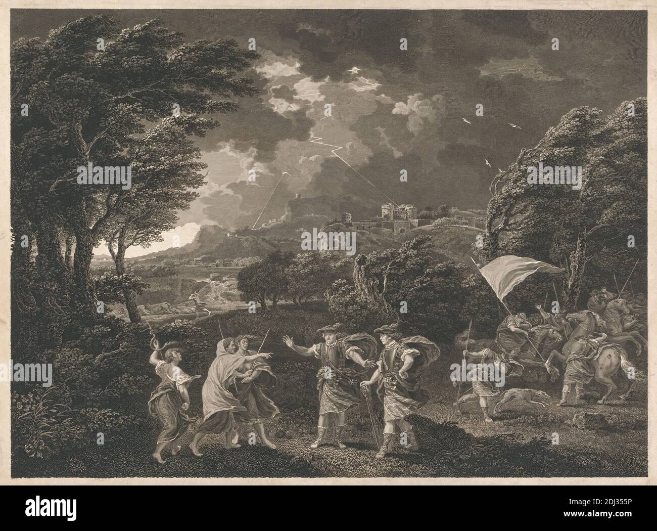 MacBeth meeting the Witches, William Woollett, 1735–1785, British ...