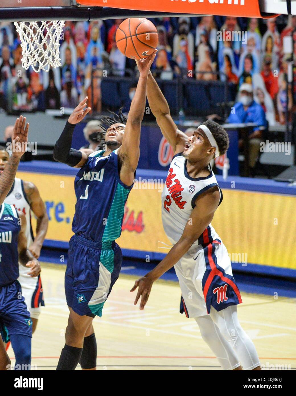 Oxford, MS, USA. 12th Dec, 2020. Ole' Miss guard, Devontae Shuler (2 ...