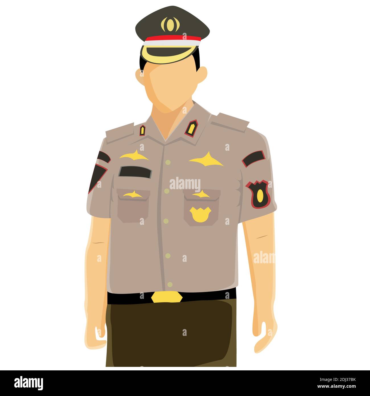 Police indonesia Stock Vector Images - Alamy