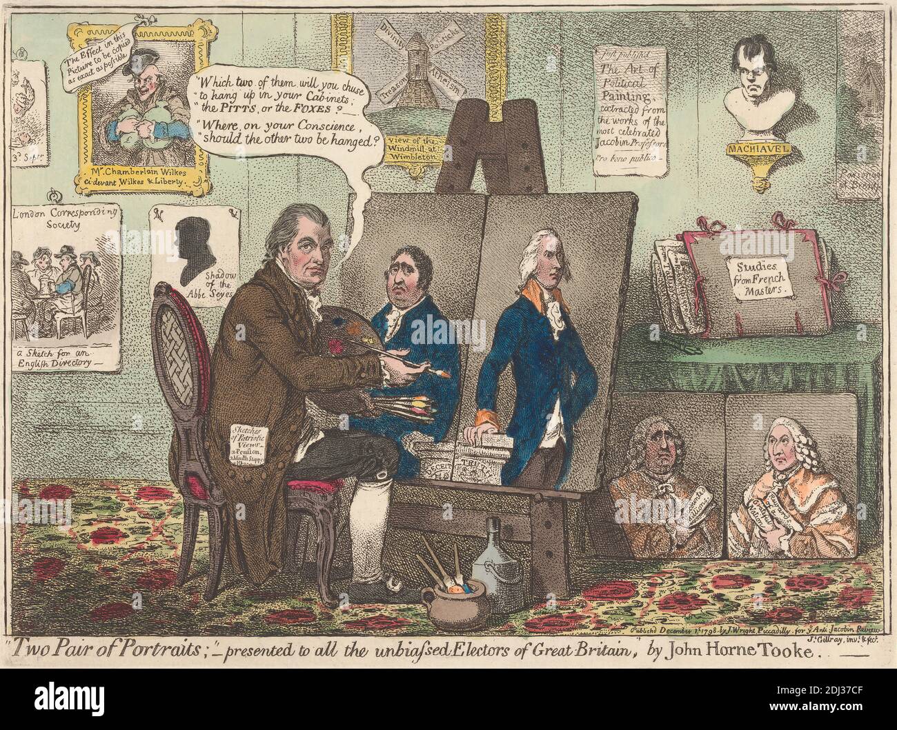 Two Pair of Portraits; - Presented to all the Unbiassed Electors of ...