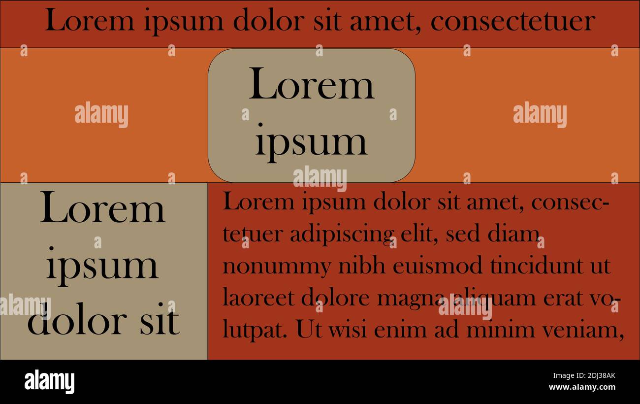 A simple grid copy space layout design Stock Vector Image & Art - Alamy