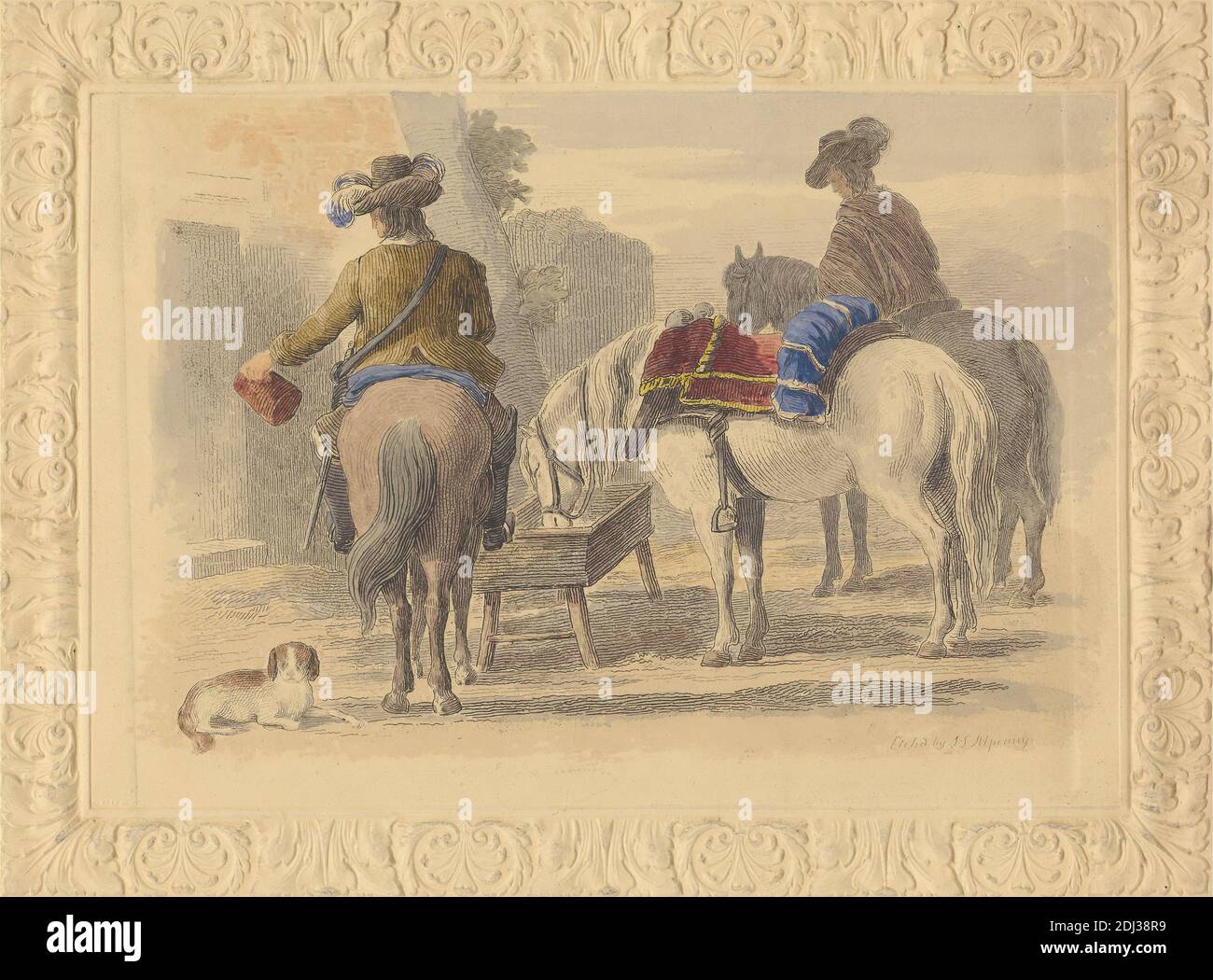 Coloring sheet with horses hi-res stock photography and images - Alamy