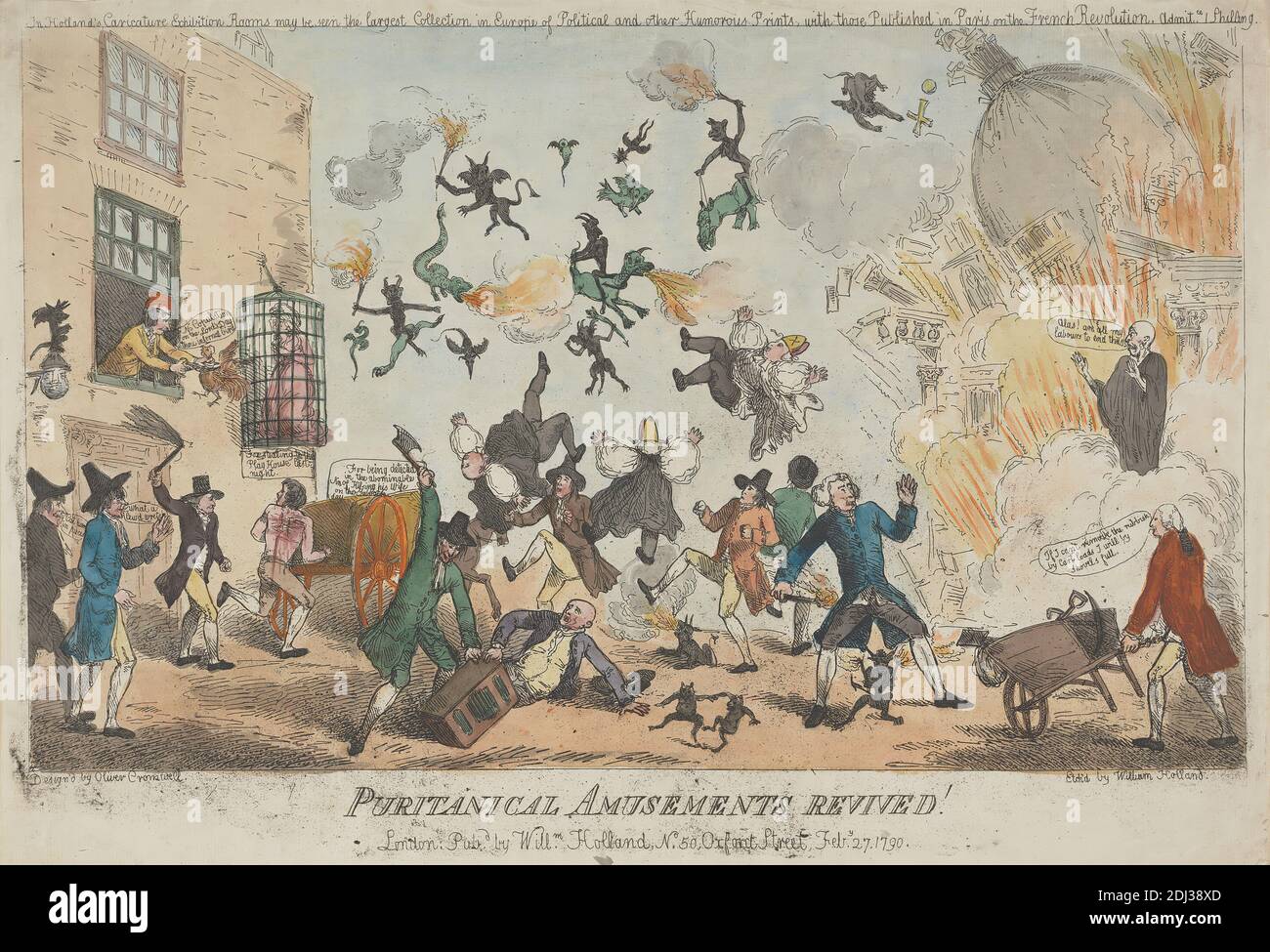 Puritanical amusements revived hi-res stock photography and images - Alamy