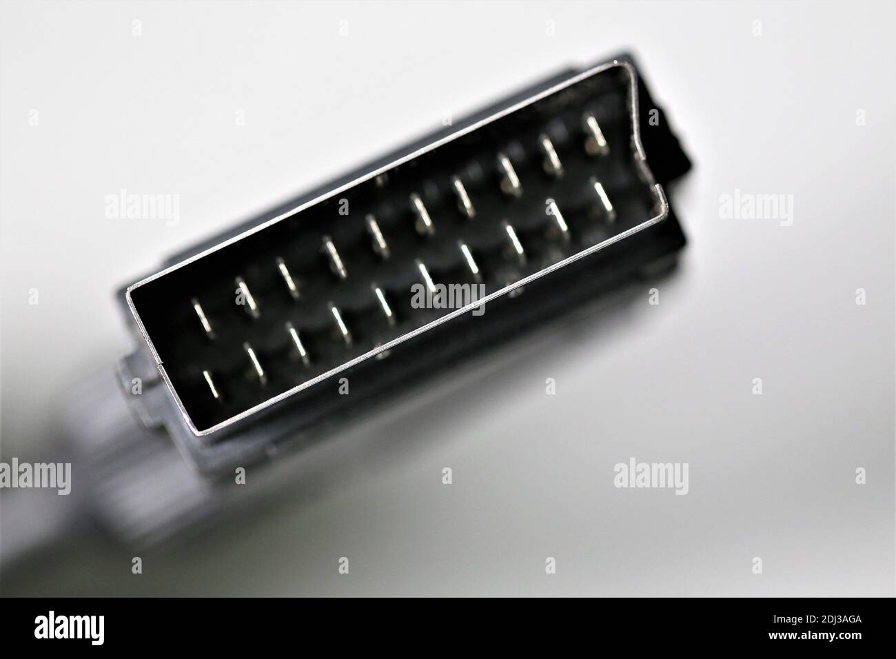 computer cable on white background Stock Photo - Alamy