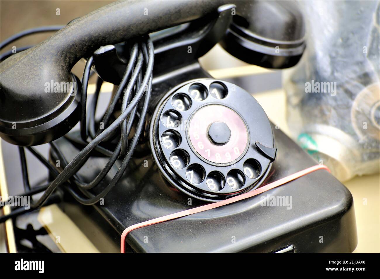 closeup of old telephone Stock Photo - Alamy