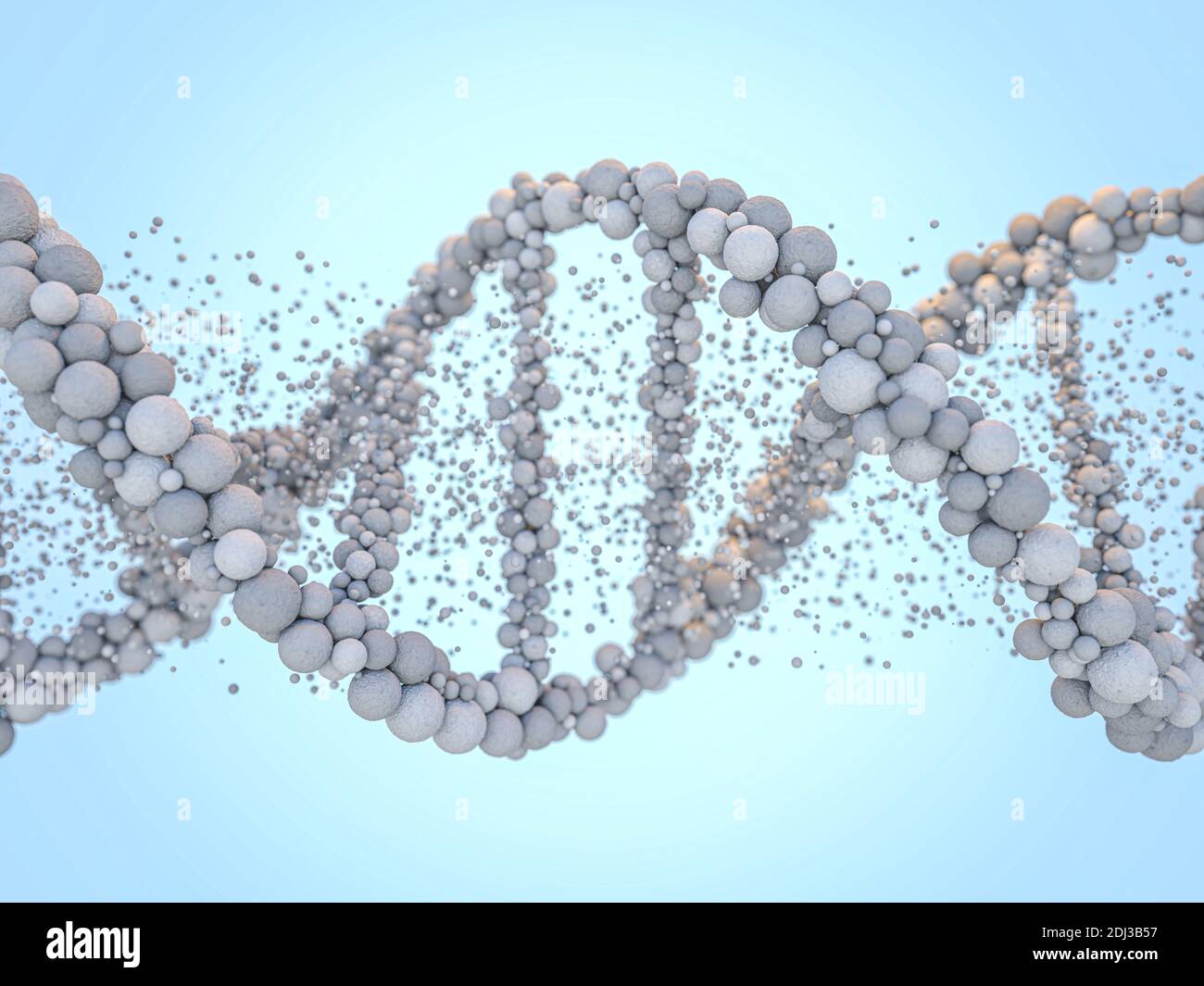 DNA chain. Abstract scientific background. Beautiful illustraion ...