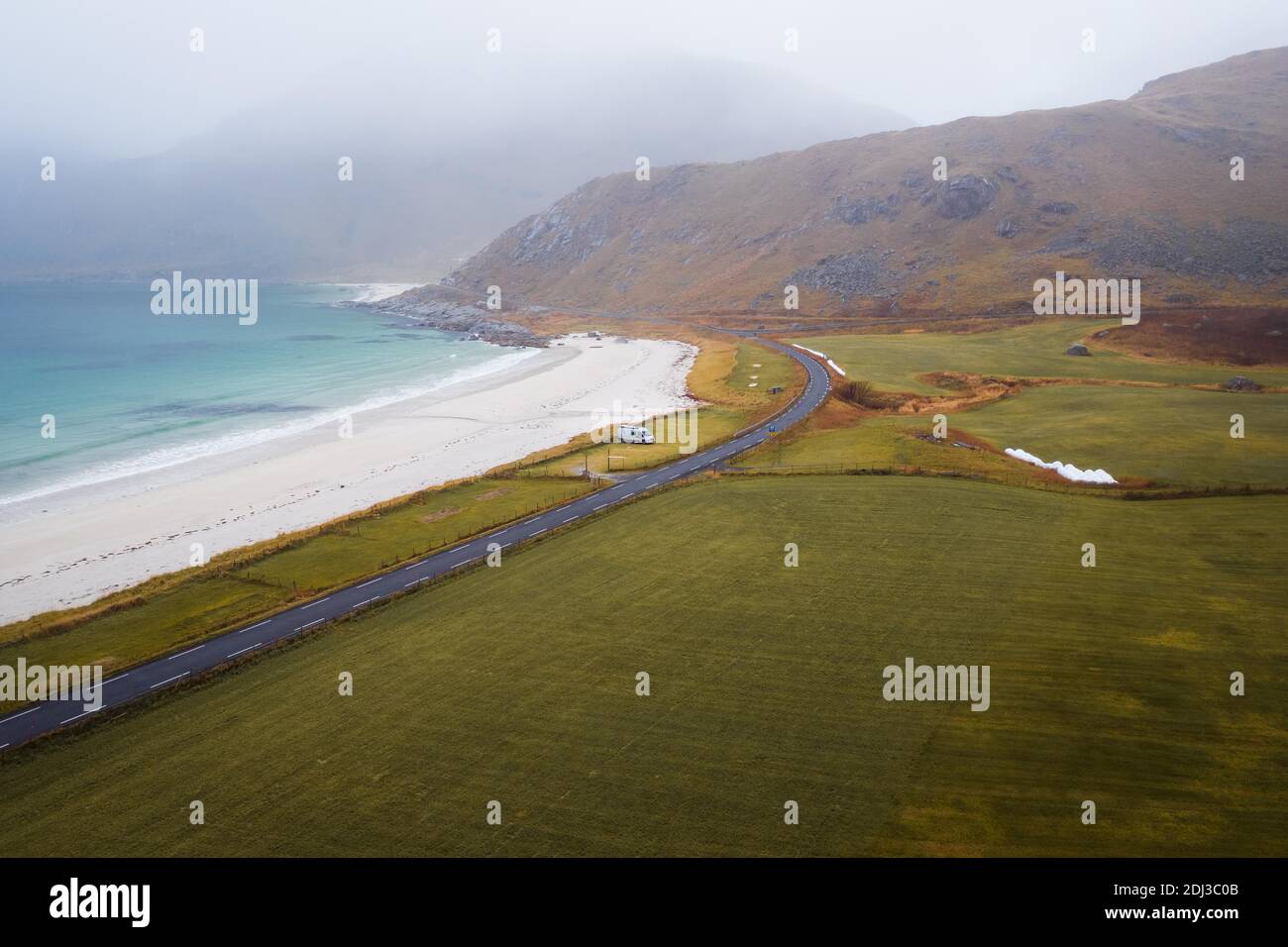 Lofoten beach overview hi-res stock photography and images - Alamy