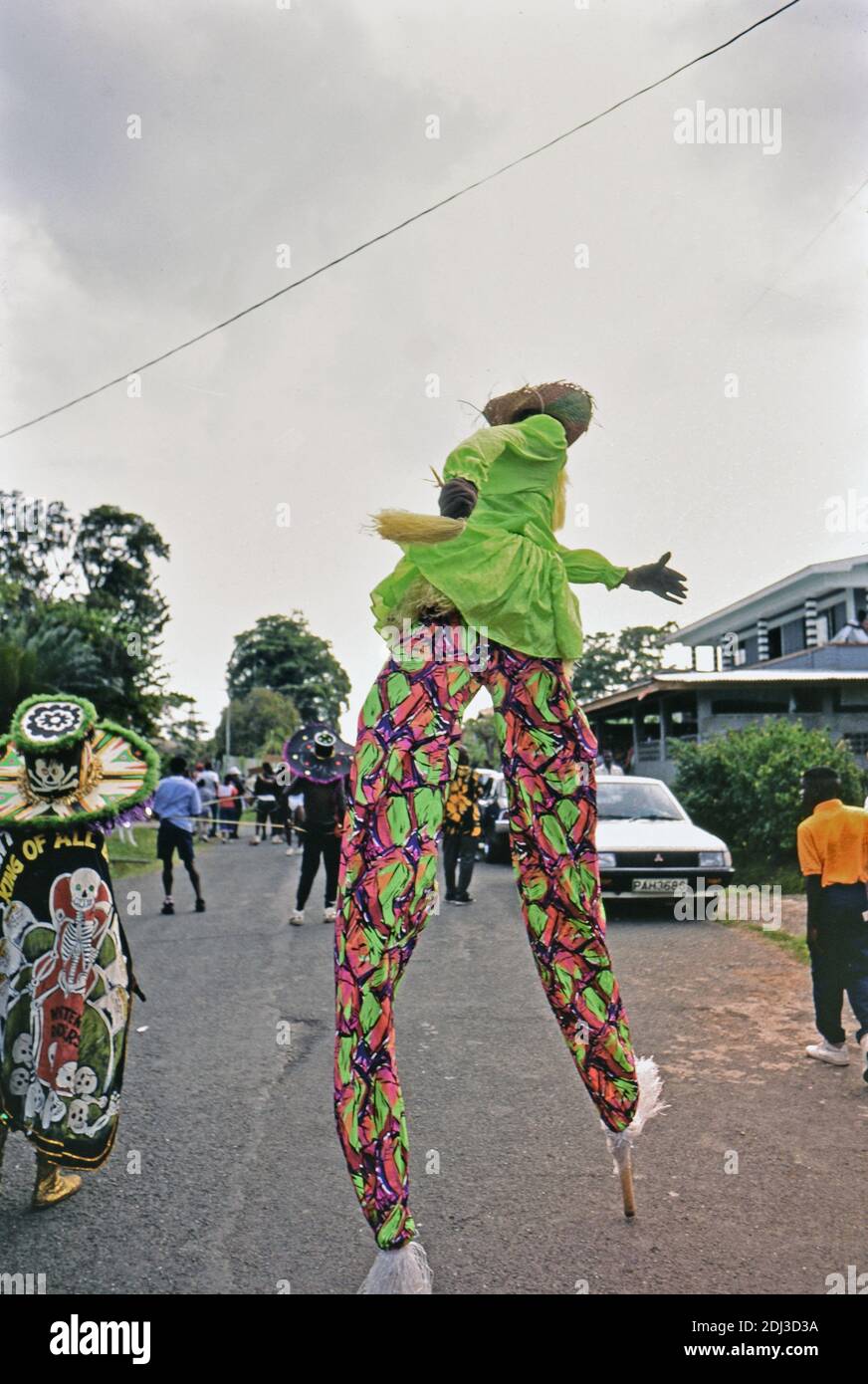 1990s Trinidad and Tobago - Tobago Heritage Festival: The "moko jumbie ...