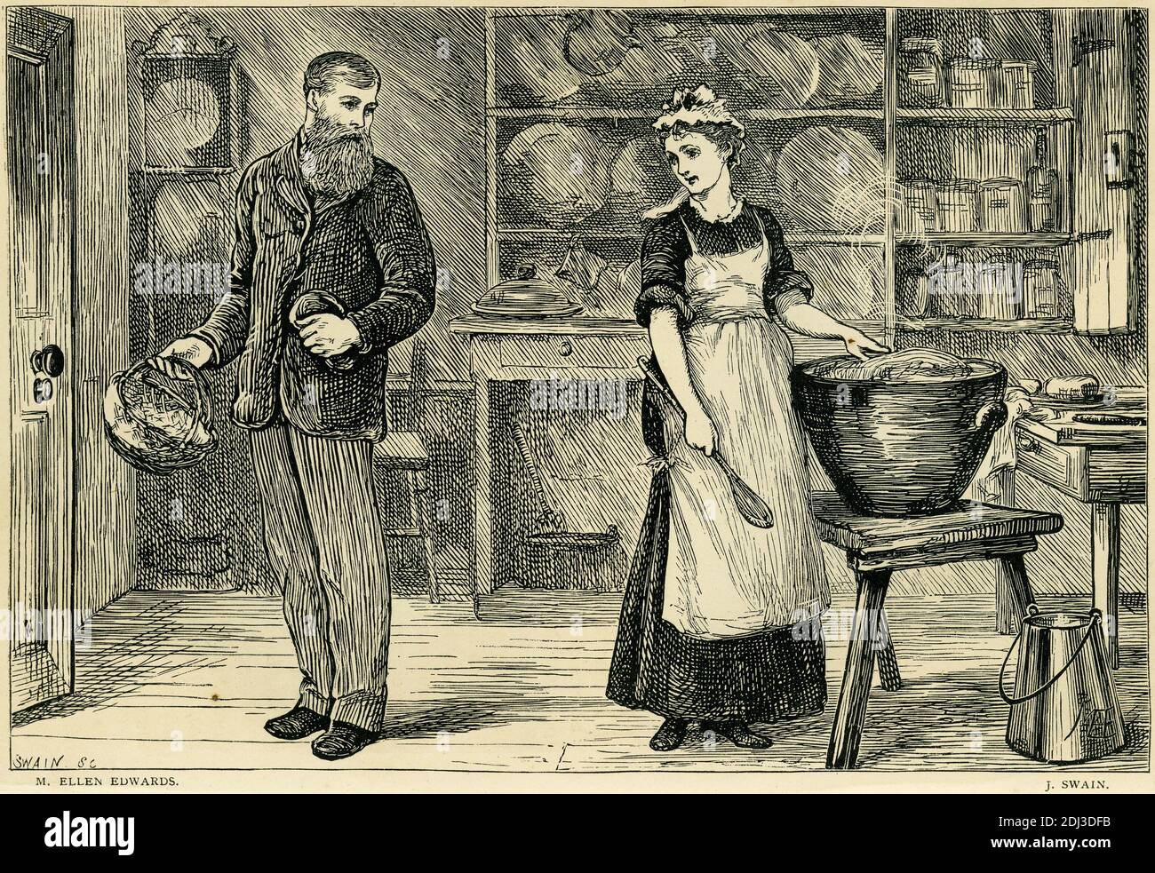 Victorian domestic servant hi-res stock photography and images - Alamy