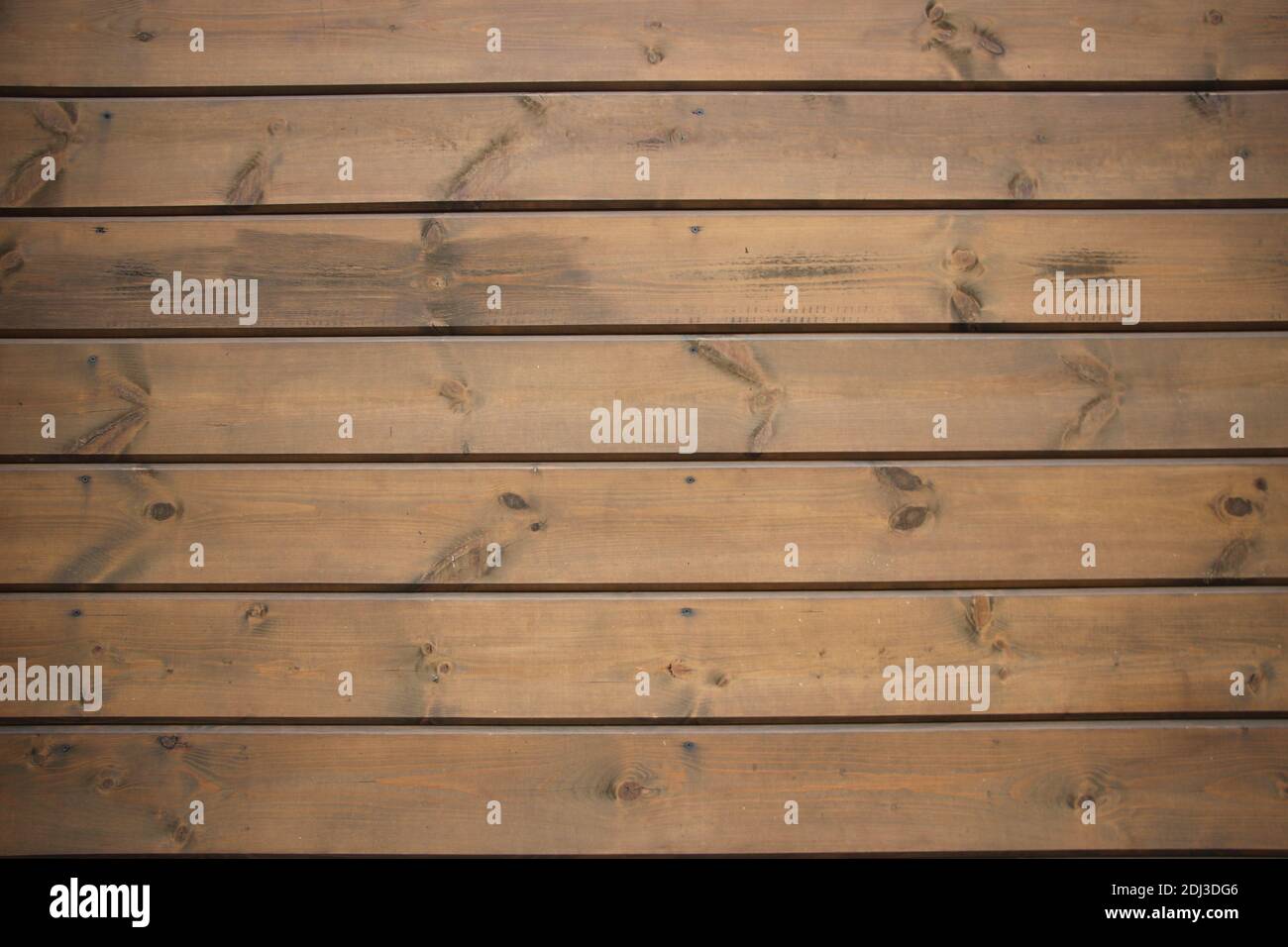 Natural wooden background with horizontal boards Stock Photo - Alamy