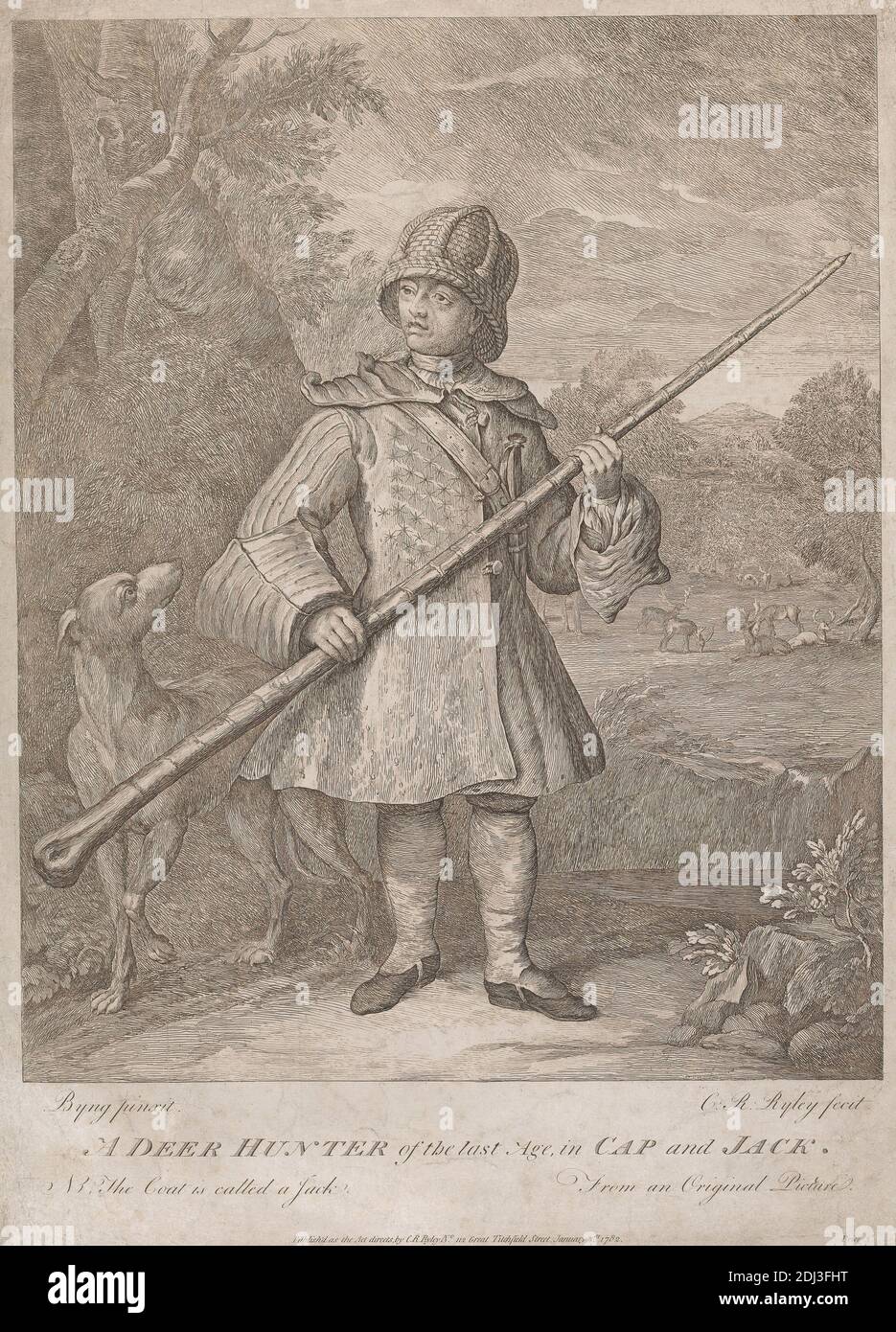 A Deer Hunter of the last Age, in Cap and Jack, Charles Reuben Ryley ...