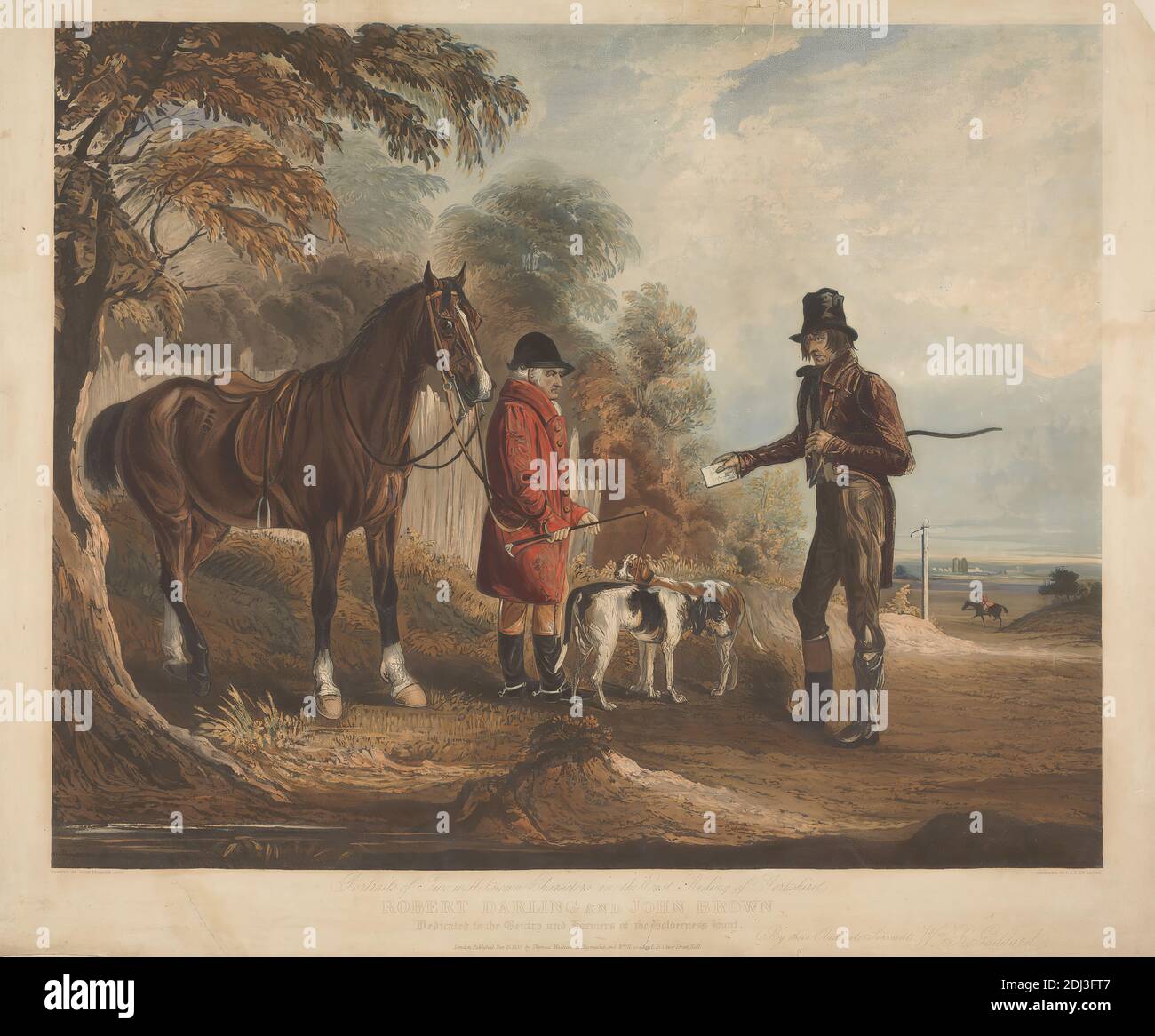 Portraits of Two well known Characters in the East Riding of Yorkshire ...