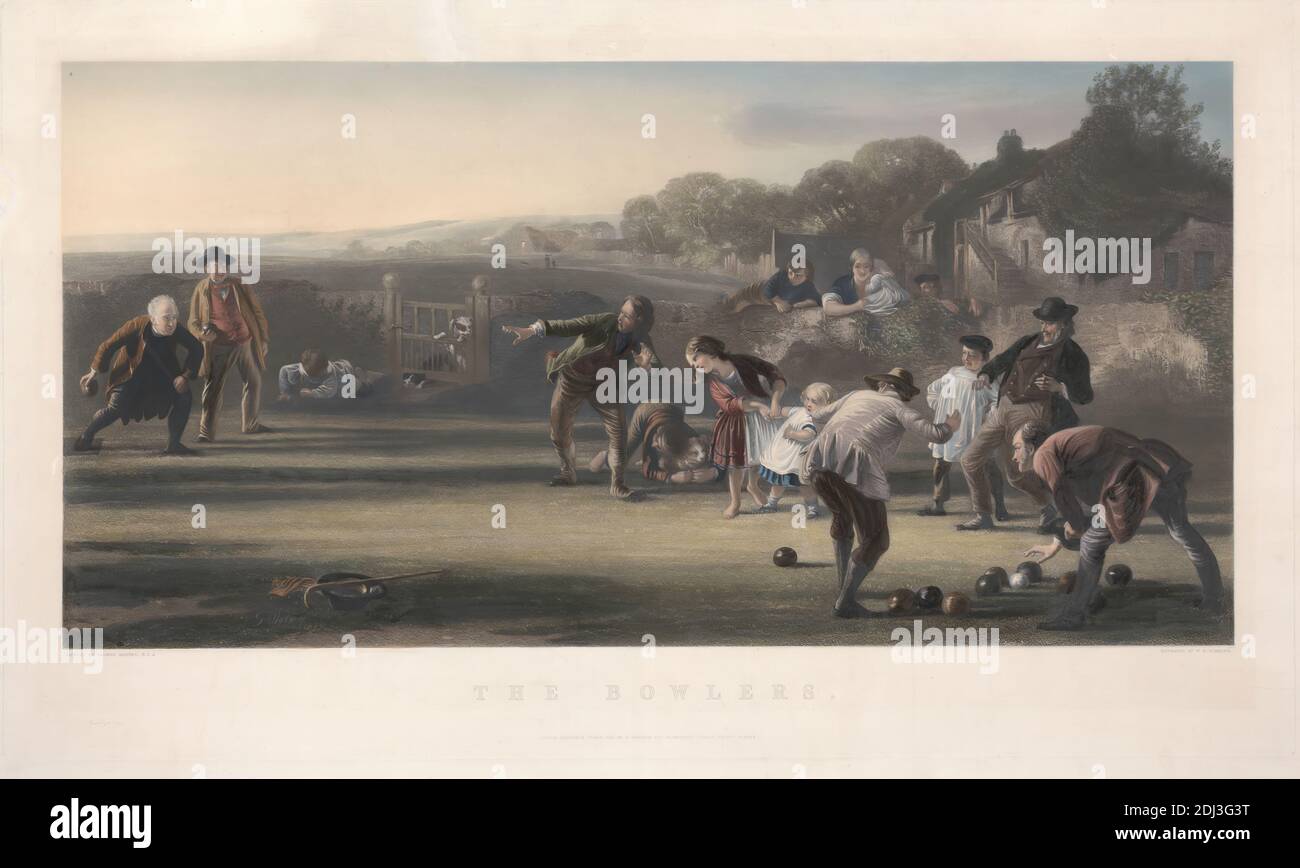 The Bowlers, William Henry Simmons, 1811–1882, British, after Sir ...