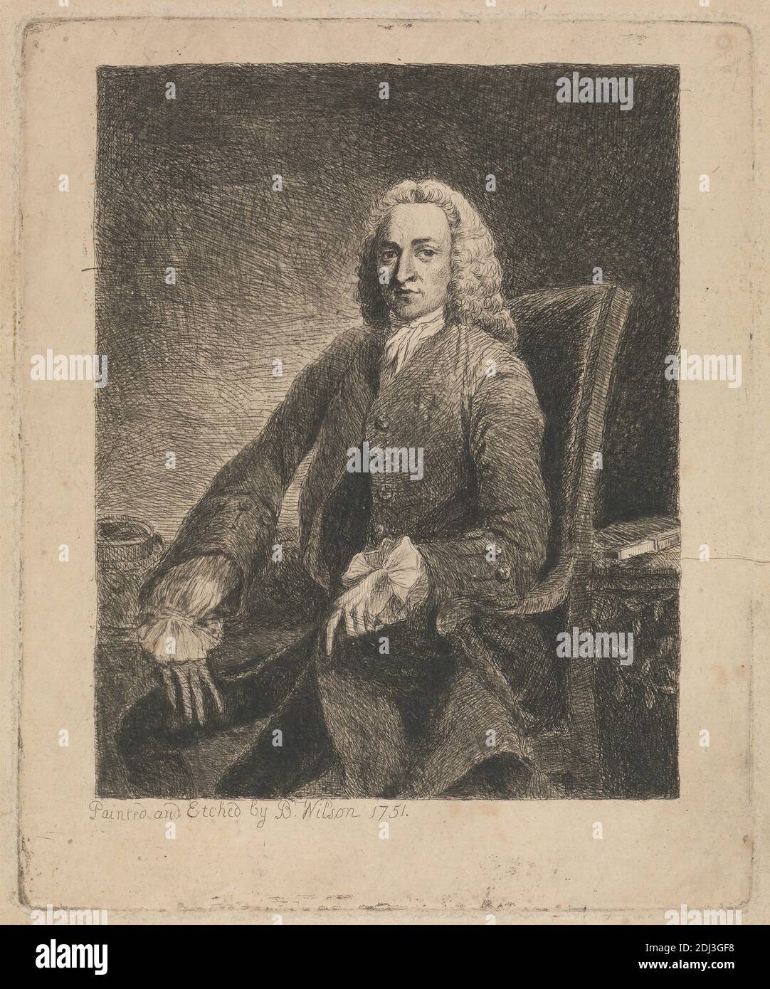 Portrait of a Man, Benjamin Wilson, 1721–1788, British, after Benjamin ...