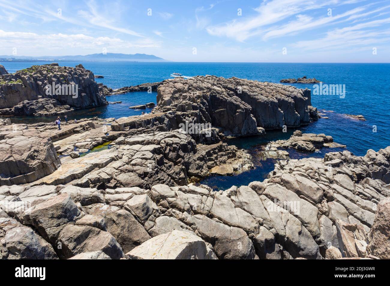 Scenery of Tojinbo cliff in Fukui prefecture, Japan Stock Photo - Alamy