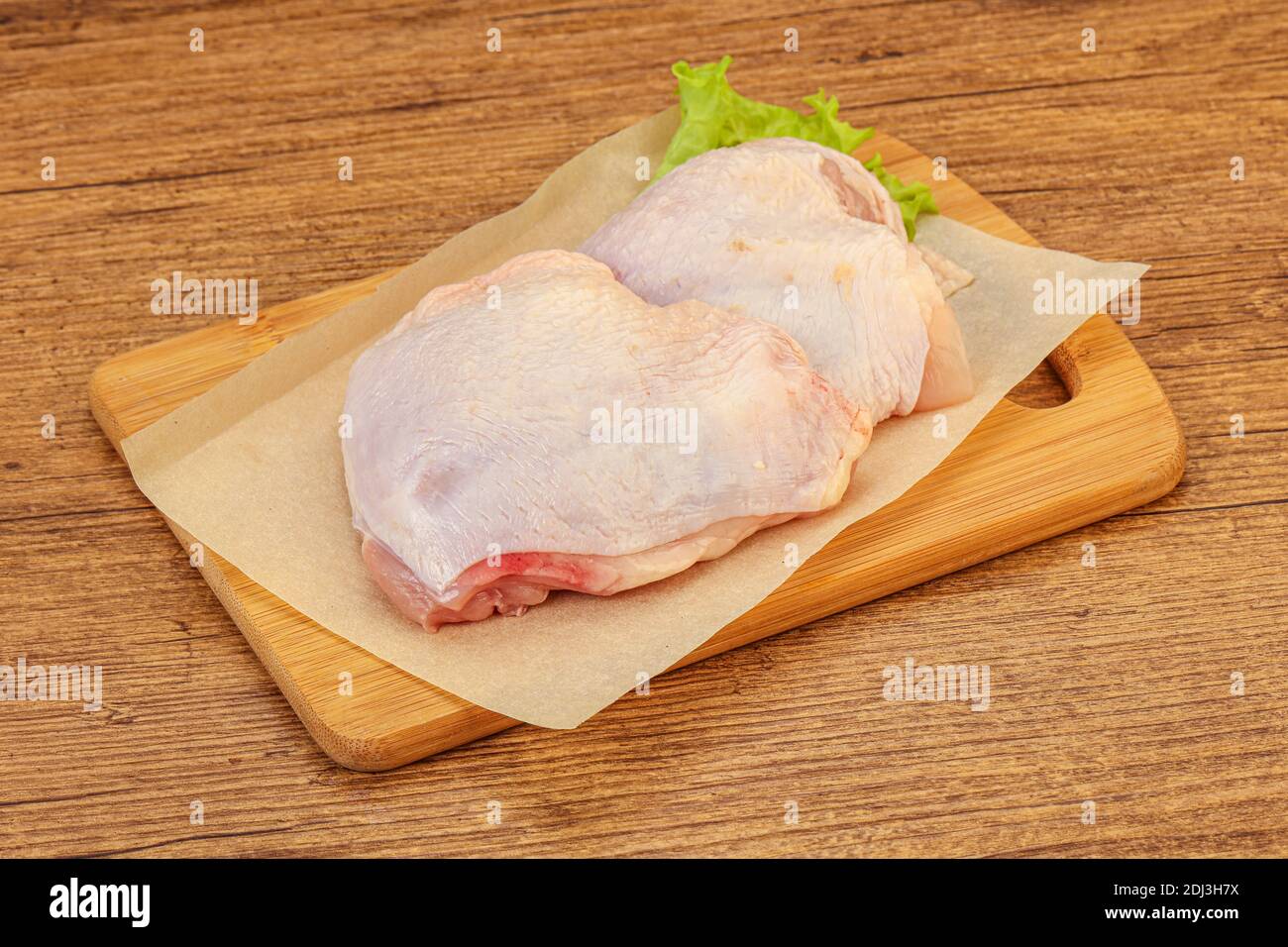 Raw chicken hip ready for cooking Stock Photo - Alamy