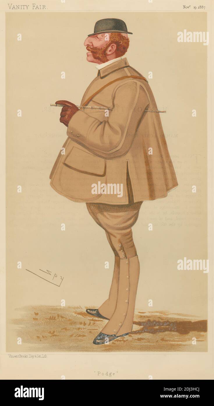 Vanity Fair: Turf Devotees; 'Podge', Major Lord Henry Arthur George ...