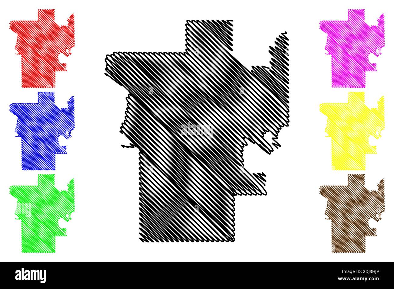 Map of belzoni Stock Vector Images - Alamy