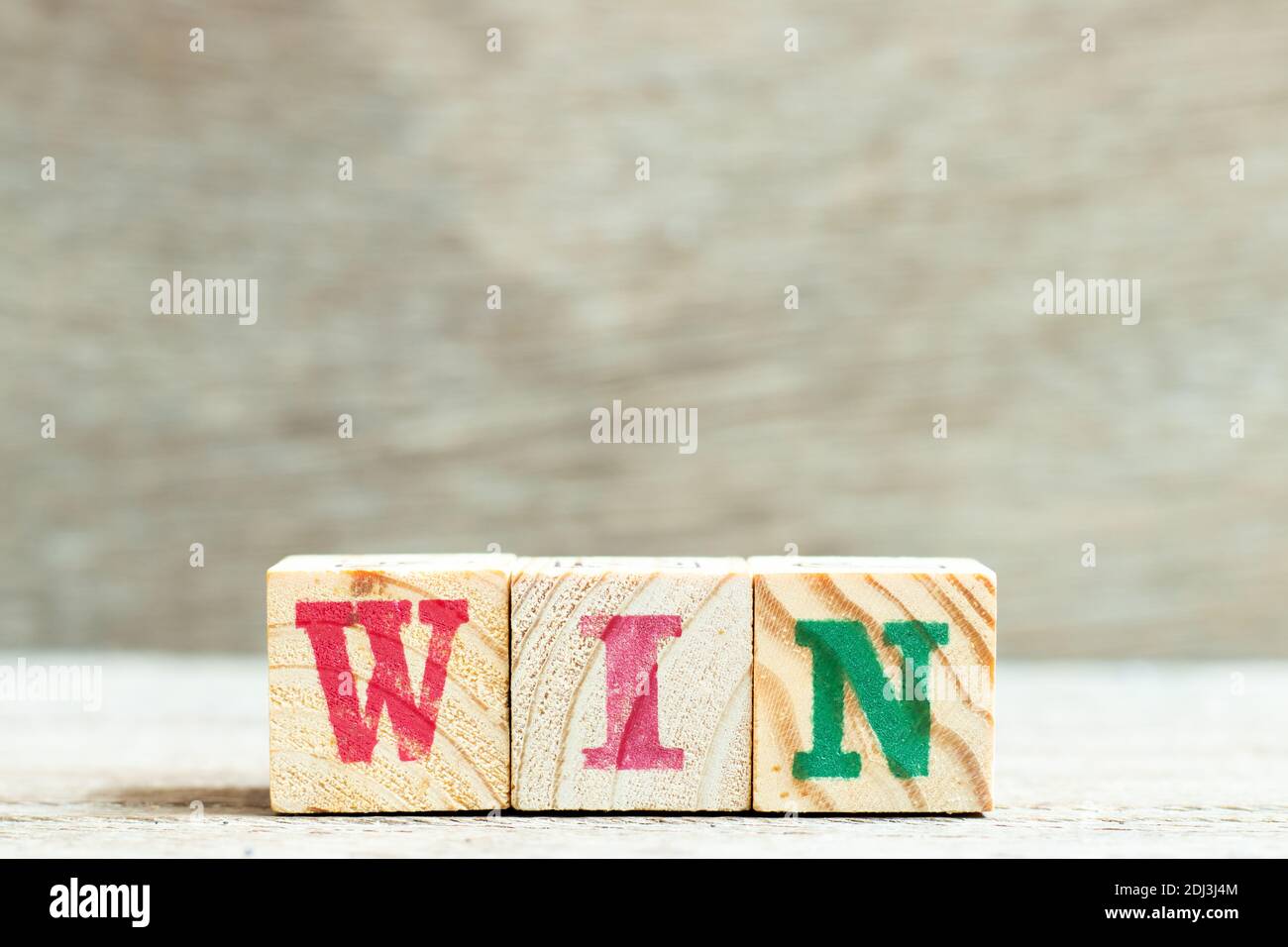 Win banner alphabet sign hi-res stock photography and images - Alamy