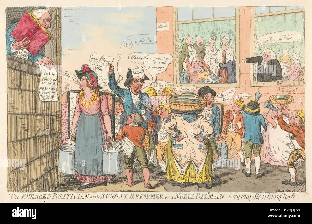 Noble bellman crying stinking fish hi-res stock photography and images ...