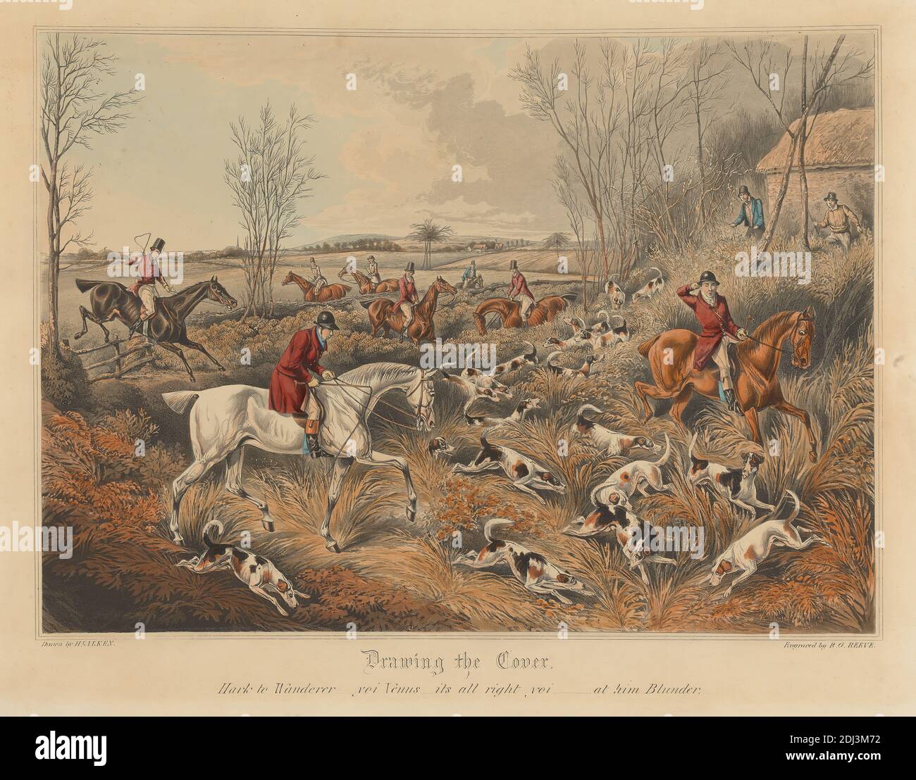 Hunting drawing hi-res stock photography and images - Alamy
