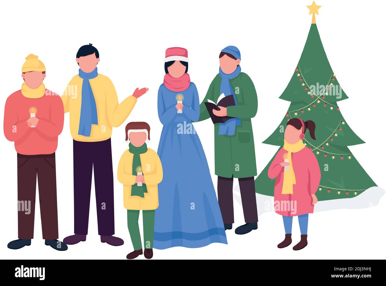 Carol white Stock Vector Images - Alamy