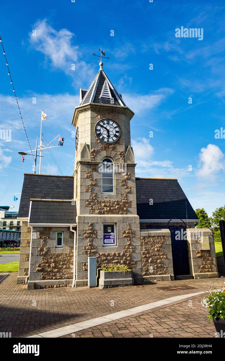 Cityscape of Saint Peter Port, capital of Guernsey, British Crown ...