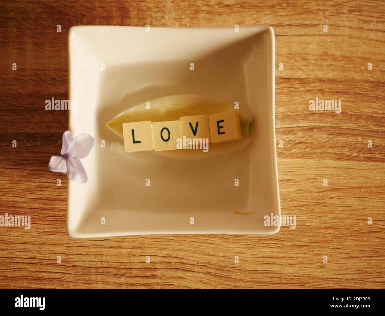 Petal letters hi-res stock photography and images - Alamy