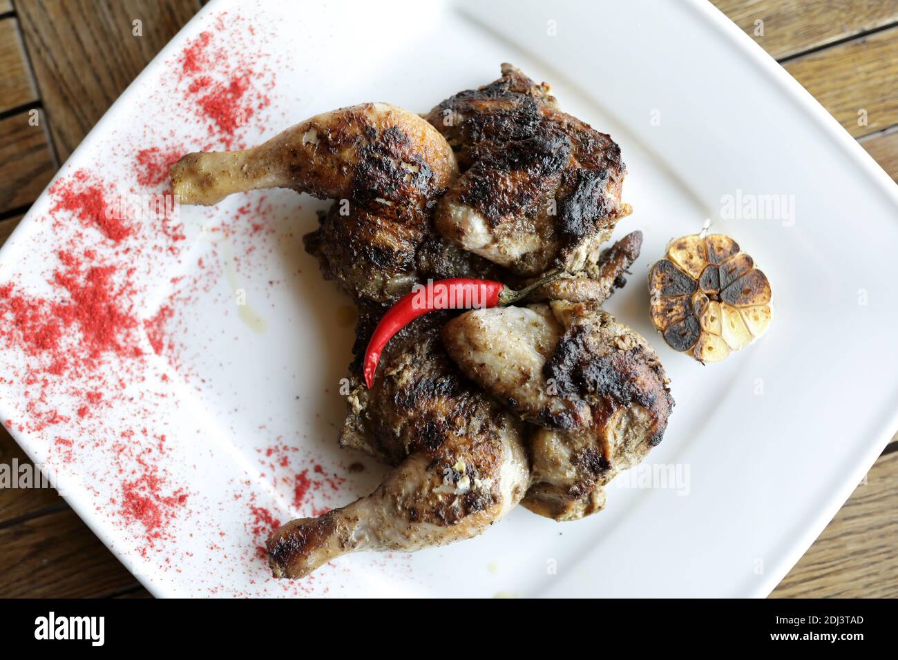 Plate chicken tobacco on hi-res stock photography and images - Alamy