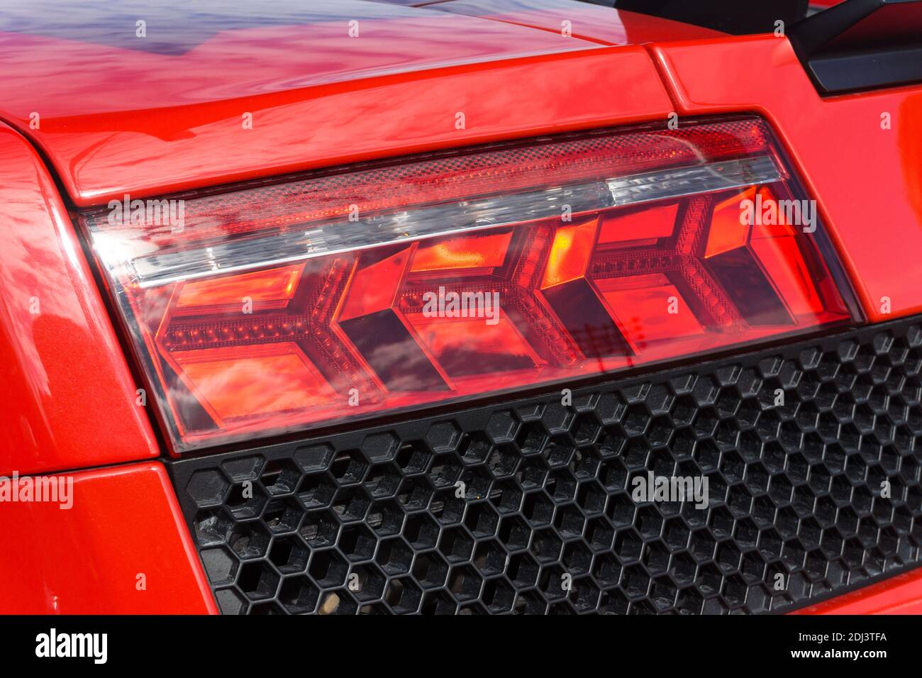 Supercar tail lights detail hi-res stock photography and images - Alamy