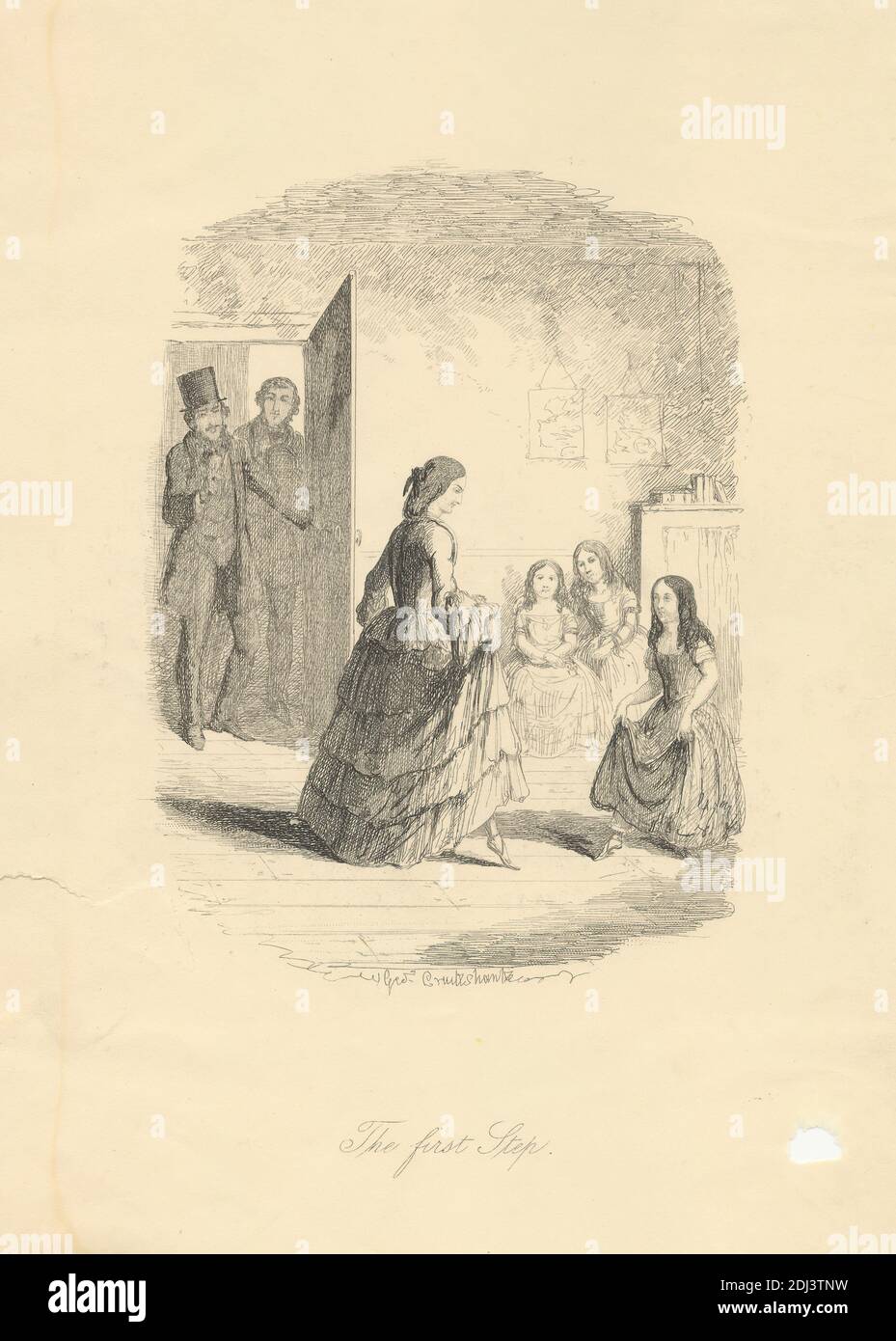 Illustration by george cruikshank illustration hi-res stock photography ...