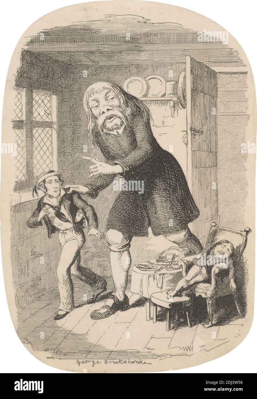 Illustration by george cruikshank illustration hi-res stock photography ...