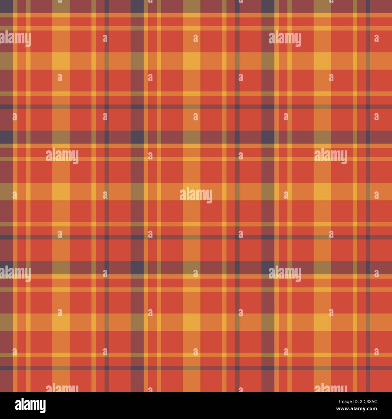 Check plaid seamless pattern. Vector background of textile ornament ...