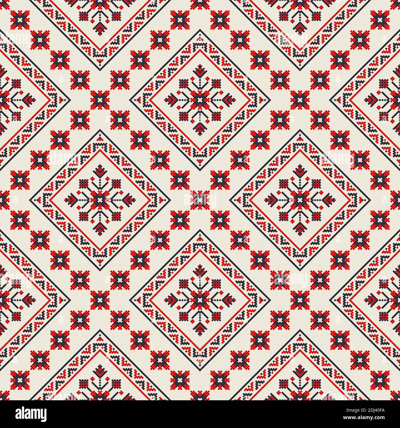 Romanian vector pattern inspired from traditional embroidery Stock ...