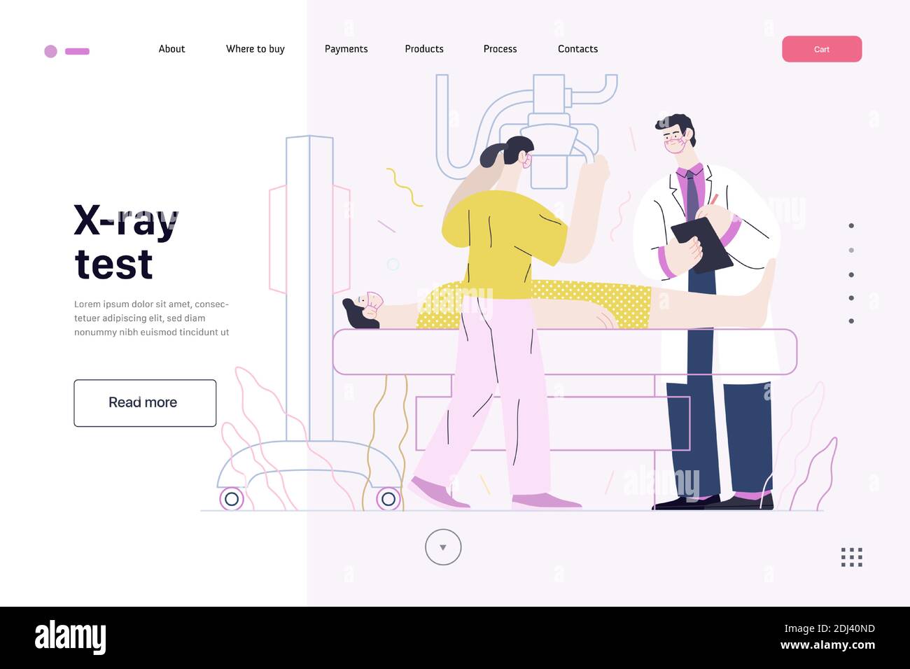 Medical digital radiography system Stock Vector Images - Alamy